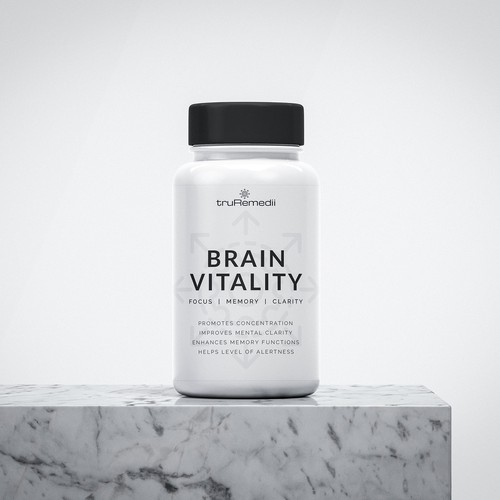 Design minimalist supplement label for a premium brand | Product label ...