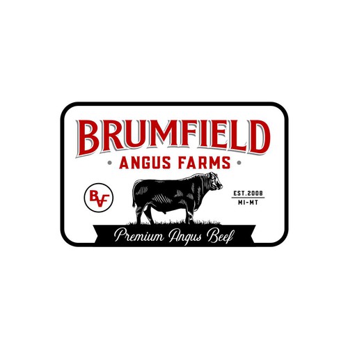 Designs | Brumfield Angus Farms Beef Logo Design | Logo design contest