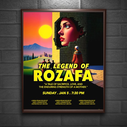 Designs | Rozafa opera poster | Poster contest
