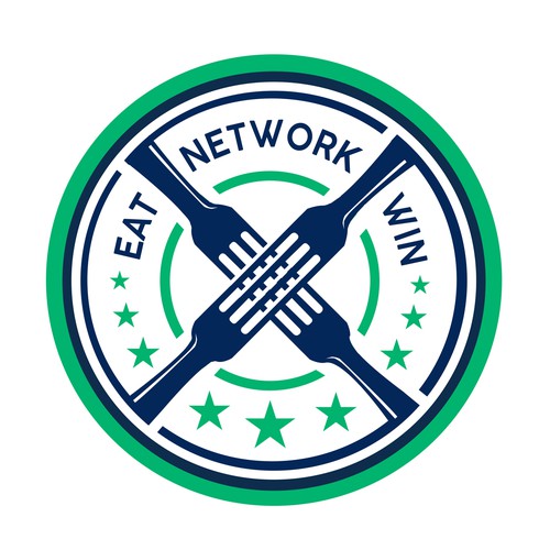 Designs | Logo for networking group called Eat. Network. Win. | Logo ...