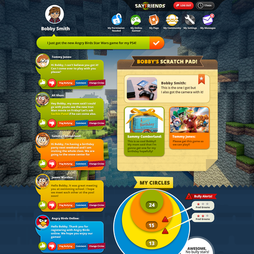 Designs | Design an exciting and fun web interface for kids aged ...