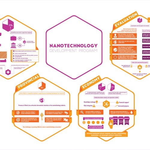 Create an infographic evaluating a Nanotechnology Development Program ...