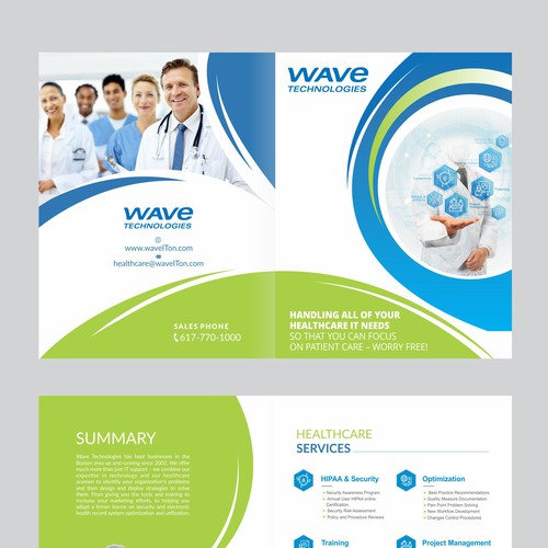 Design a professional, modern, eye-catching healthcare services booklet ...