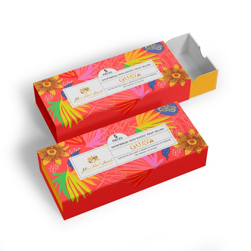 Premium packaging for unique Shortbread with Exotic Fruit Jellies ...