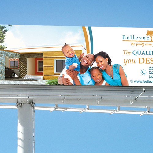 Designs | bellevue estates billboard | Signage contest