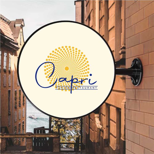 Designs | “The Neighborhood Gem” Italian island Capri restaurant logo ...