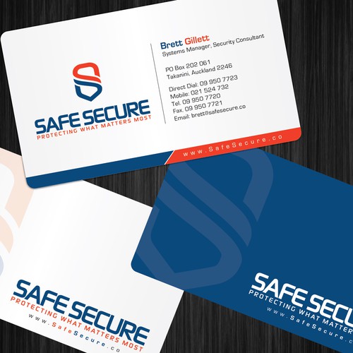 Designs | New business card wanted for SAFE SECURE | Business card contest