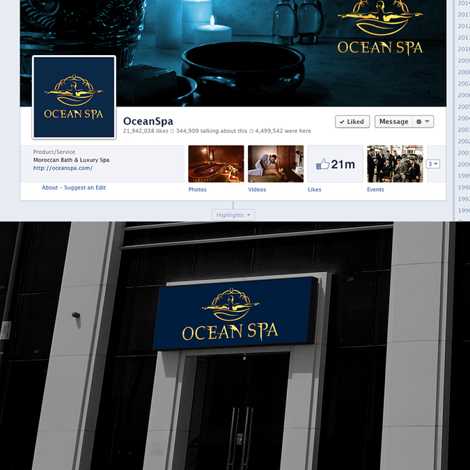 Luxury Spa looking for logo name: "Ocean Spa" | Logo & brand identity ...