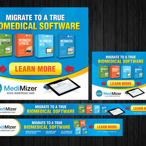 Web banners for software company. | Banner ad contest
