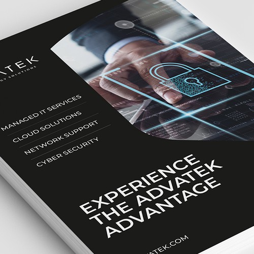 Designs | Sleek and modern newspaper ad for IT service Company ...