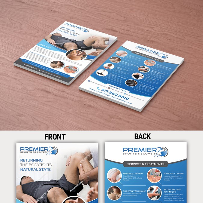 Not-Your-Ordinary Recovery Massage Therapist needs a standout flyer ...