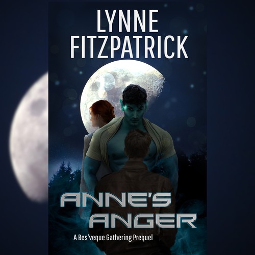 Sci-Fi Romance Novella cover for a Prequel - Female / Male / Alien Male ...