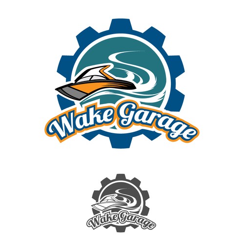 Create a Hot Rod /Surf style logo for Wake Boat Website | Logo design ...