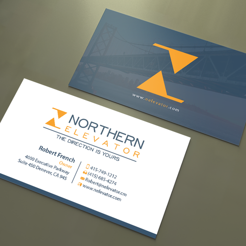 Northern Elevator Business Card Custom Design | Business card contest