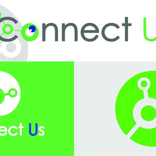 Connecting the dots with a Connect Us logo | Logo design contest