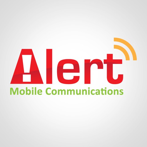 Alert Mobile Communications Logo Design | Logo design contest