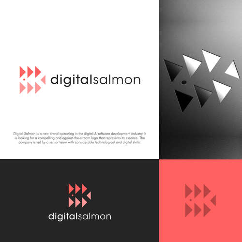 Designs | Digital Salmon looking for its Logo! | Logo design contest