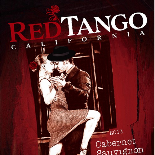 "Red Tango" Wine Bottle Label Design Contest | Product label contest