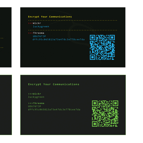 Business card for computer hacker/security nerd | Business card contest