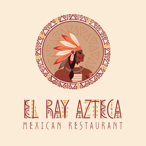 Designs | Aztec Warrior/King Logo for Mexican Restaurant - Guerrero/Rey ...
