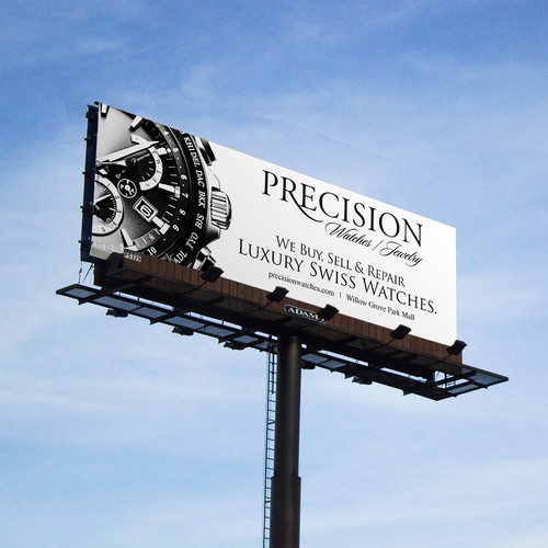 Luxury Watch Billboard Design | Signage contest