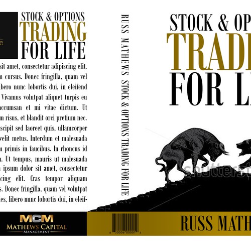 Book Cover Design - Stock & Options Trading for Life | Book cover contest