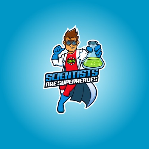 Create a cool design -- Scientists Are Superheroes | Logo design contest