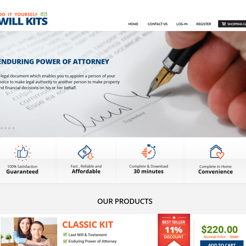 Do It Yourself Legal Documents required webpage design | Web page ...