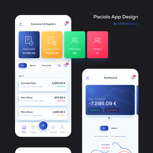 Designs | accounting application mobile | App design contest