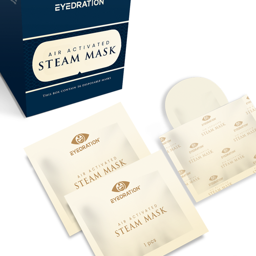 Designs | Steam Mask box design! Help dry eye patients! | Product ...