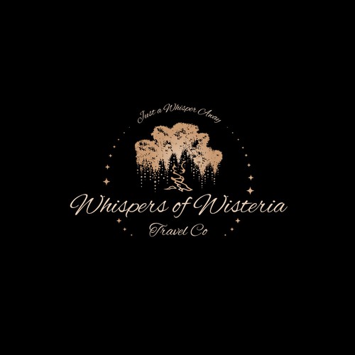 Designs | Wind whispering through Wisteria tree | Logo design contest