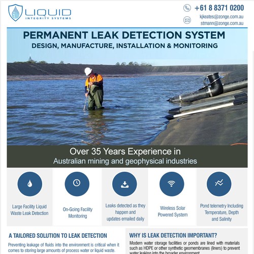 Designs | design a poster for liquid integrity systems a unique large ...