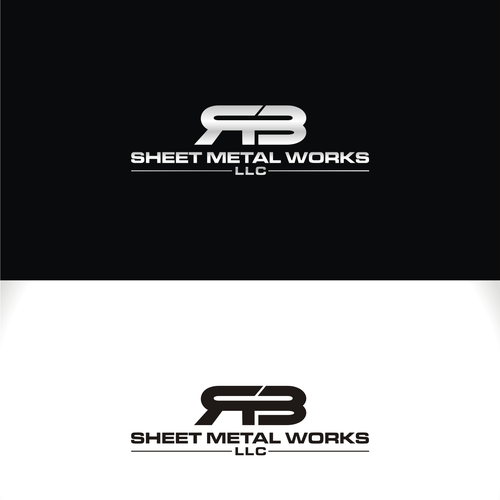 Create a sheet metal logo with company name. RB Sheet Metal Works, LLC ...