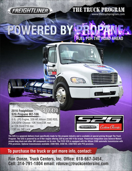 2016 S2G Propane Truck Flyer | Postcard, flyer or print contest