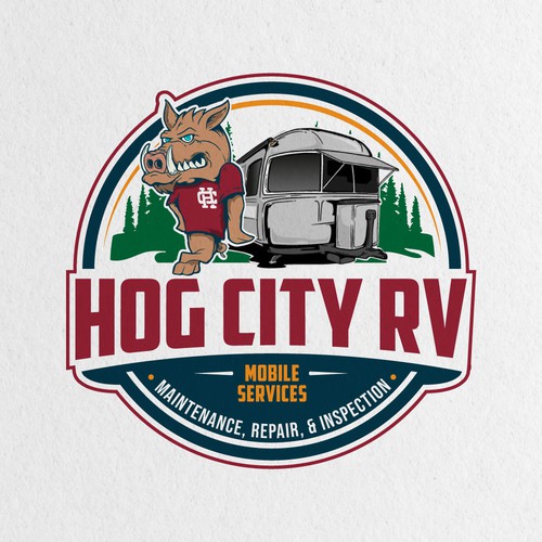 Designs | Design a retro/vintage camper logo for our RV Mobile Service ...