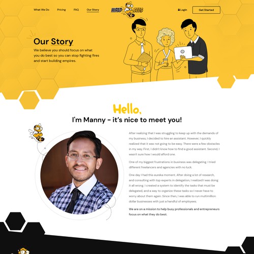 Designs | Design website for Virtual Assistant services company | Web ...