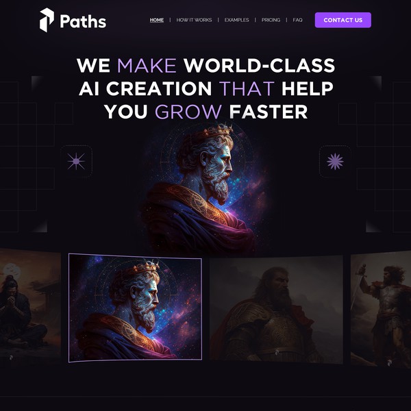 Redesign art portfolio website| concursos de Diseño de página web ...