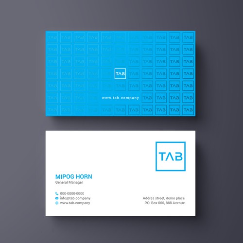 TAB Business Card | Business card contest