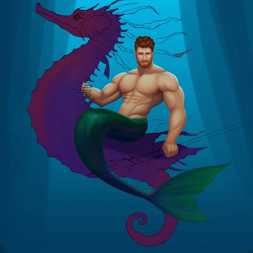 Create Merman Illustration for Apparel | Illustration oder Grafik ...