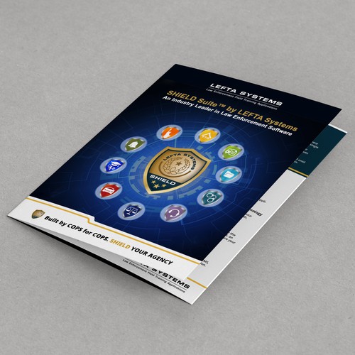 Design Brochure For Software Company - Law Enforcement Niche | Brochure ...