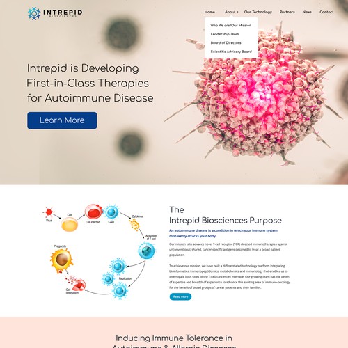 Designs | Biotech Website Design | Web page design contest