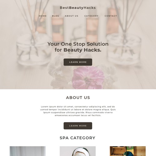 Designs | We need a cutting edge web page design for beauty blog ...