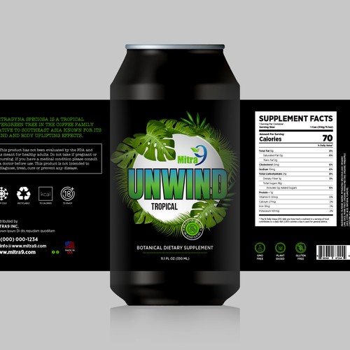 Designs | Help Us Change the World with Mitra9 Unwind Tropical Drink ...