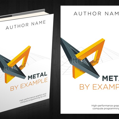 Simple, engaging, geometric cover for book on 3D computer graphics ...