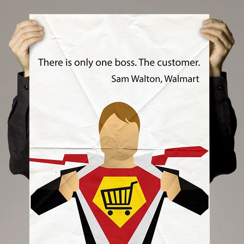 Poster "There is only one boss. The customer." for Startup Vitamins ...