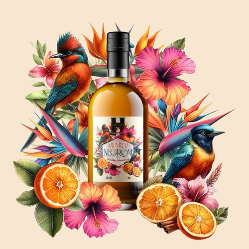 Designs | Negroni Bottle Label Design | Product label contest