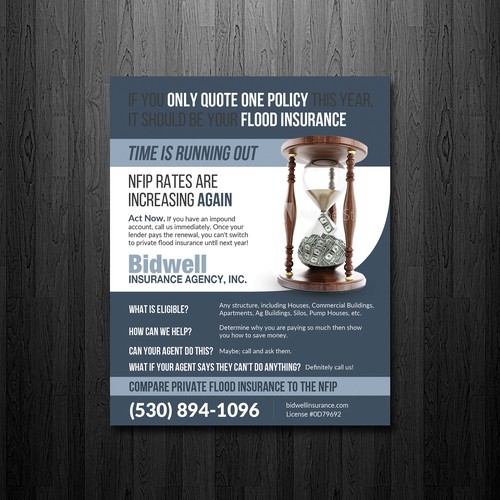 Print Ad: Eye-catching print ad for flood insurance in the U.S ...