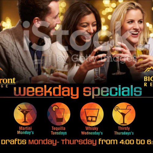 Designs | Waterfront Lounge Promo | Postcard, flyer or print contest