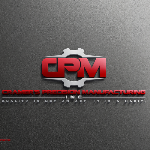 Create a precise and quality logo for a high quality manufacturing shop ...