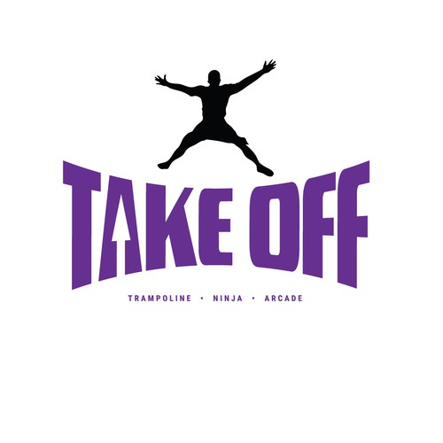 Create a bold, catchy, and cool logo for Take Off Trampoline Park ...